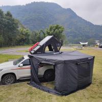 China 320G Oxford Cloth Triangle Rooftop Tent 210x153x150cm Suv Roof Rack Tent Rainproof for sale