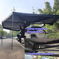 China 320G Oxford Cloth Triangle Rooftop Tent 210x153x150cm Suv Roof Rack Tent Rainproof for sale