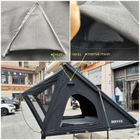 China Aluminum Hardshell Triangle Roof Top Tent 210x132cm Waterproof >3000mm for sale