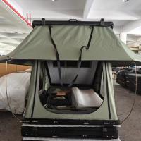 China Aluminum Alloy Shell Triangle Rooftop Tent 210x132cm Hard Shell Rooftop Tent 320G Oxford Cloth for sale