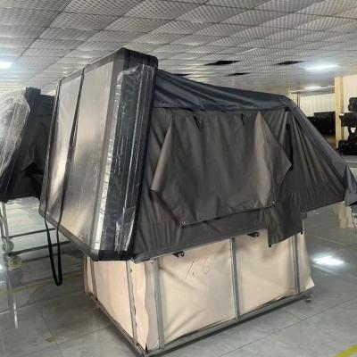 China XXL Outdoor Side Open Rooftop Hard Shell Tent For 3-4 Person With CE Certification for sale