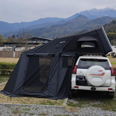 China Anti UV Side Opening Rooftop Tent Hard Shell Vehicle Roof Top Tent Moisture Proof for sale