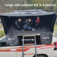 China 3-4 Person Side Open Roof Top Tent Comfortable Waterproof 3000mm For Jeep Gladiator for sale