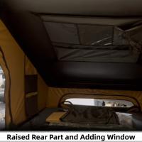 China 2-3 Person Side Opening Rooftop Tent Aluminum Hardshell Roof Top Tent For Adventures for sale