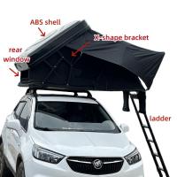 China 4 Person Side Opening Rooftop Tent ABS Hard Shell Roof Top Tent 280G Polyester Cloth for sale