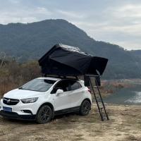 China 4 Person Side Opening Rooftop Tent ABS Hard Shell Roof Top Tent 280G Polyester Cloth for sale