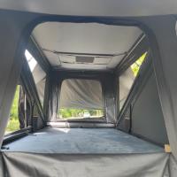China Easy Setup Overland Rooftop Tent Convenience With 2.3m Telescopic Ladder for sale