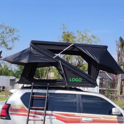 China Space Saving Z Rooftop Tent Oxford Fabric 2 Person Rooftop Tent Aluminum Honeycomb for sale