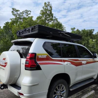 China Overland Double Roof Top Tent 4 Season Quick Opening With Telescopic Ladder for sale