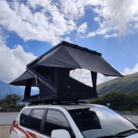 China Overland Double Roof Top Tent 4 Season Quick Opening With Telescopic Ladder for sale