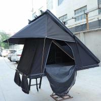 China Overland Aluminum Hard Shell Rooftop Tent 320G Polyester Cotton Hardtop Rooftop Tent for sale