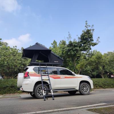 China Overland 4 Sides Windows Car Rooftop Tents Aluminum Hard Shell For 2-3 People for sale