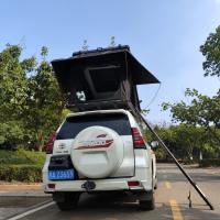 China Overland 4 Sides Windows Car Rooftop Tents Aluminum Hard Shell For 2-3 People for sale