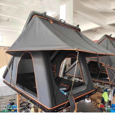 China RTT 3-4 Person Triangle Hard Shell Car Tent Lightweight 4x4 For Pickup Truck for sale