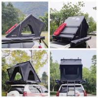 China Pop Up Hard Shell Car Camping Roof Tent 2.3m Telescopic Aluminum Ladder for sale