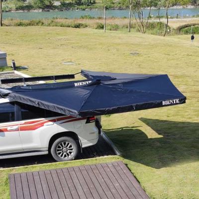 China Waterproof Self Supporting 270 Degree Awning 270 Degree Wraptor Overland Awning For SUV Van Truck for sale