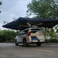 China LTE 2.5m Diamater 270 Degree Awning Aluminum Alloy Structure Freestanding 270 Awning for sale
