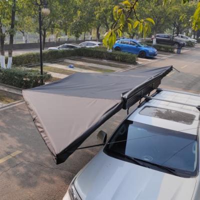 China 280G Polycotton 180 Degree Awning Aluminum Retractable Outdoor Awnings for sale