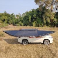 China Outdoor 4WD 180 Degree Awning Folding Arm Awnings With LED Light 3-4 People 2.5 Meter for sale
