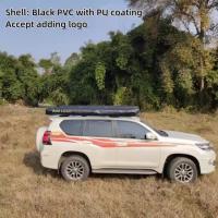 China Retractable 180 Degree Vehicle Awning Waterproof Folding Arm Awnings With Led for sale