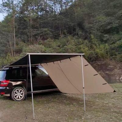 China Waterproof Camouflage Car Side Awning Tent Aluminum Alloy Quick Opening for sale