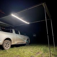 China Waterproof Camouflage Car Side Awning Tent Aluminum Alloy Quick Opening for sale