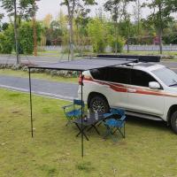 China Waterproof Camouflage Car Side Awning Tent Aluminum Alloy Quick Opening for sale