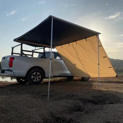China 4X4 Extended Pull Out Car Side Awning Tent Waterproof Car Side Tent for sale