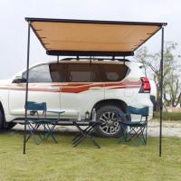 China Oxford Fabric RV Retractable Awning Quick Opening Black Coated Inside for sale