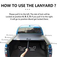 China 5.5-5.6 FT Retractable Hard Tonneau Cover Safety Rainproof For Ford F-150 for sale