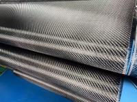 China Woven Carbon Fiber Cloth Roll 3k 12k Plain Twill 160-640gsm Width 10-150cm for sale