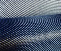 China Jacquard Twill Plain Colorful Carbon Aramid Hybrid Fabric 200gsm 0.28mm for Decoration for sale