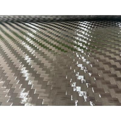 China Decorative 12K Spread Tow Carbon Fiber Fabric 50-200cm Width 80-200gsm for sale