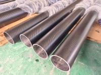 China Carbon Fiber Fishing Pole Tube Round CNC Matte Gloss Surface 1.5m 28mm for sale