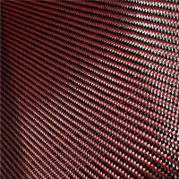 China Twill Weave 3K Carbon Aramid Hybrid Fabric 0.28mm Thickness for Automotive and Industrial Use for sale