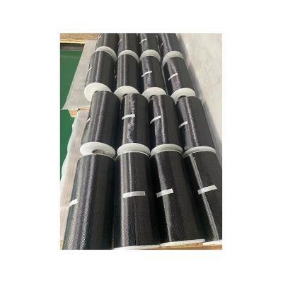 China 0.111mm 12k Unidirectional Carbon Fiber Fabric 200gsm UD Woven Cloth Solid Pattern for Industrial Use for sale