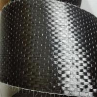China High Gloss 200gsm Unidirectional Carbon Fiber Fabric 1000mm Width Industrial Grade for sale