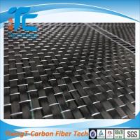China High Gloss 200gsm Unidirectional Carbon Fiber Fabric 1000mm Width Industrial Grade for sale