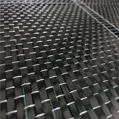 China 200g 12K Unidirectional Carbon Fiber Sheet 0.111mm High Strength Reinforcement Fabric for sale