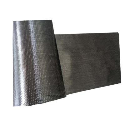 China Woven 12k Unidirectional Carbon Fiber Fabric 0.167mm Anti Static High Strength for Shoes Bags for sale