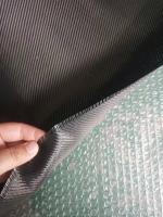 China 280gsm 3K Woven Hybrid Carbon Glass Fiber Fabric Silver Glitter 100cm Width for sale