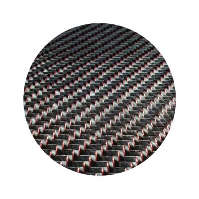 China Plain 280gsm 3K Carbon Glass Hybrid Fiber Fabric 100cm Width for Auto Parts for sale