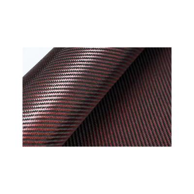 China Carbon Glass Mixed Carbon Fiber Cloth Roll 0.34mm Plain Style 100cm Width for sale