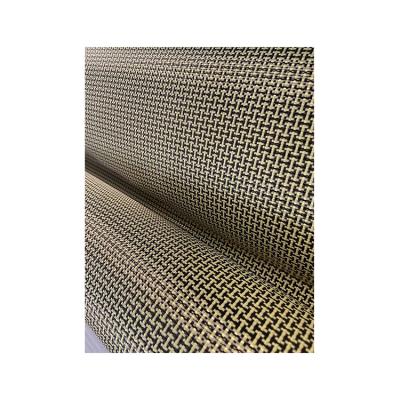 China Carbon Aramid Hybrid Fabric 3K Twill Weave Wear Resistant 0.28mm Thickness 100cm Width for sale