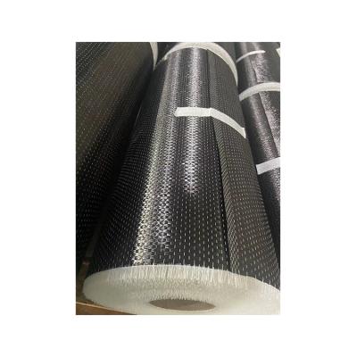 China Twill Carbon Fiber Fabric 12K UD 0.111mm Lightweight Anti Static for Aerospace Automotive for sale