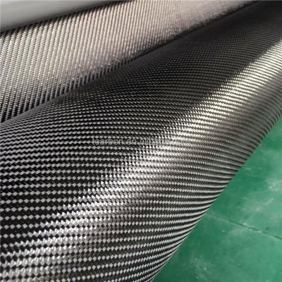 China Plain Woven 3K Carbon Fiber Fabric 0.25mm Thickness 100cm Width Waterproof Strong Durable for Automotive Industrial Use for sale