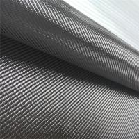 China Plain Woven 3K Carbon Fiber Fabric 0.25mm Thickness 100cm Width Waterproof Strong Durable for Automotive Industrial Use for sale