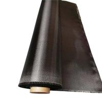 China 100% Carbon Fiber Cloth 3K Woven Striped Anti Static Waterproof 0.25mm 100cm for sale