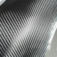 China 3K Carbon Fiber Cloth Plain Twill Woven Fabric 0.25mm Lightweight for Automotive Aerospace for sale