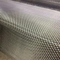 China 3K Carbon Fiber Cloth Plain Twill Woven Fabric 0.25mm Lightweight for Automotive Aerospace for sale